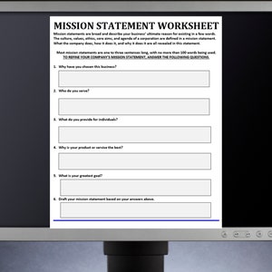 Mission Statement Template | HR Templates | Company History | Human ...