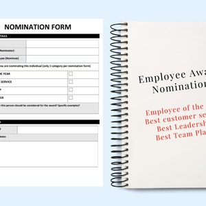 Employee Recognition Award Nomination Template - A Must-have HR ...