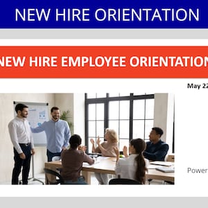 New Hire Orientation Powerpoint Template Editable Onboarding - Etsy