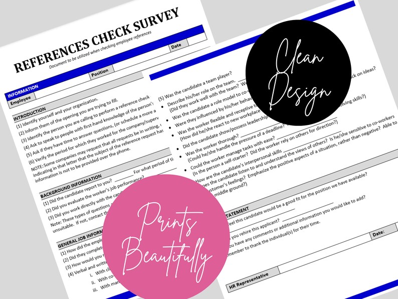 Employee Reference Phone Script HR Template for Job Recommendations ...