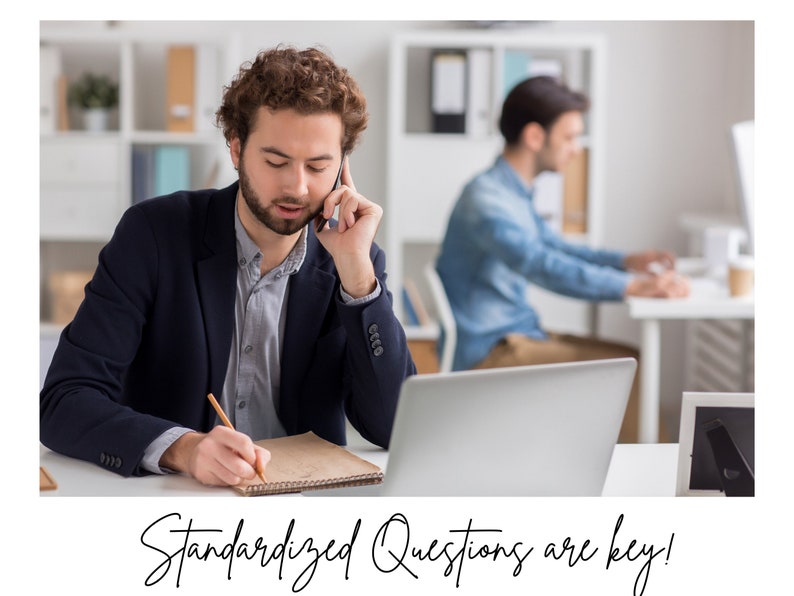 Phone Interview Questions Template: HR Interviewer Script (MS Word) - Etsy