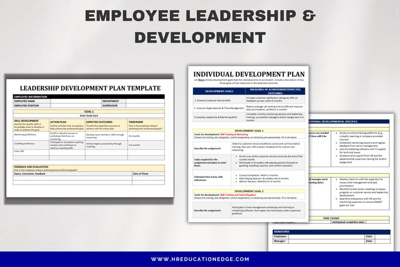 Employee Engagement HR Template Bundle: Editable Forms (digital ...