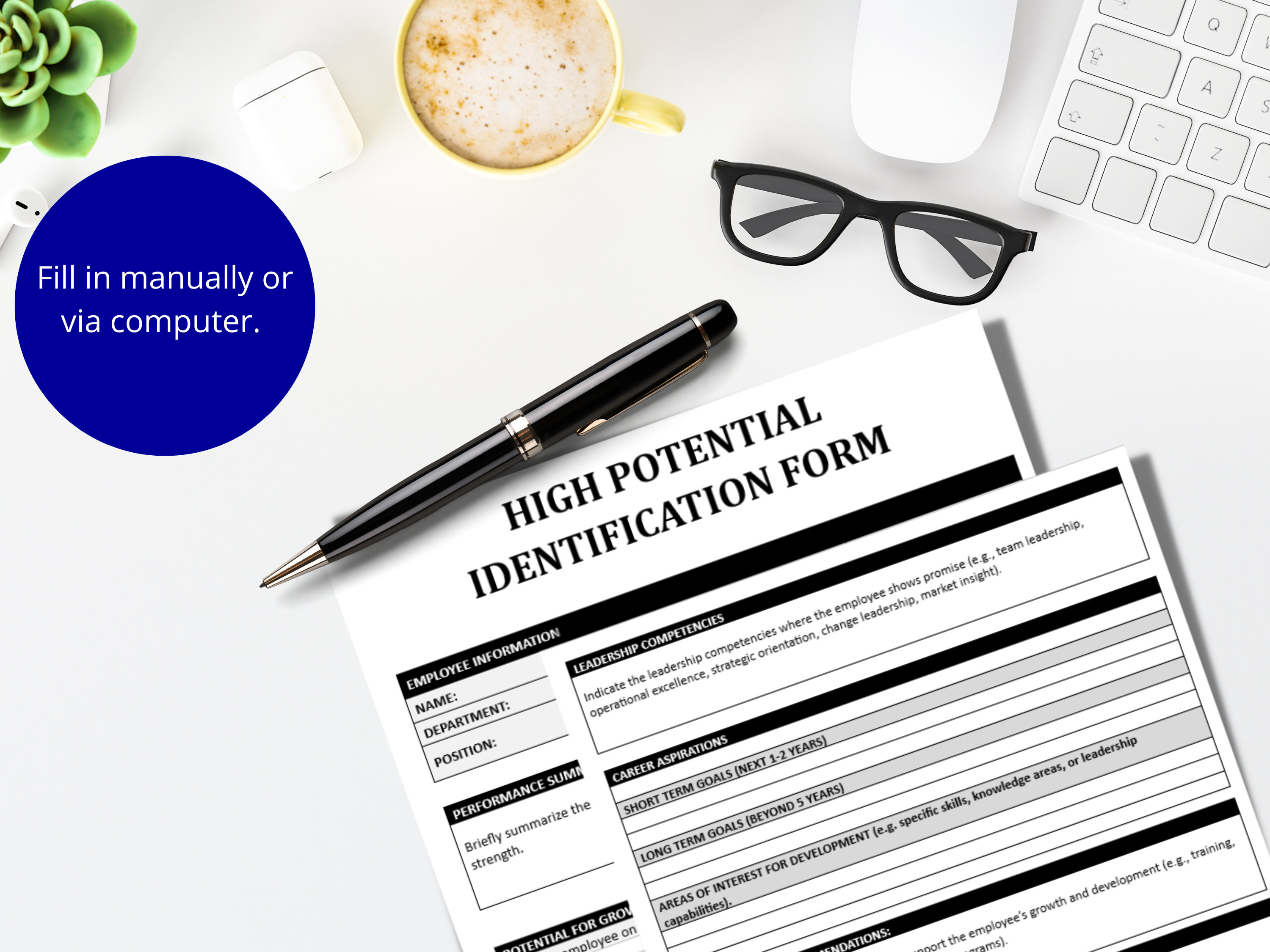 Hipo Identification Form High-potential Employee Top Talent Assessment ...
