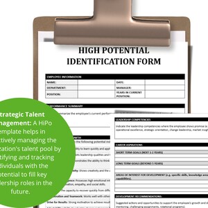 Hipo Identification Form | High-potential Employee | Top Talent ...