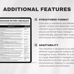 Managerial Checklist: HR & Leadership Tasks (digital Download) - Etsy