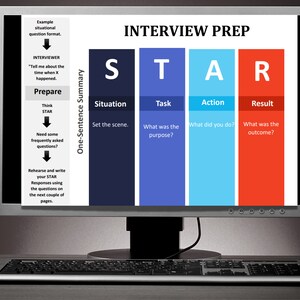 STAR Interview Prep Template: Situational Questions (editable Word) - Etsy