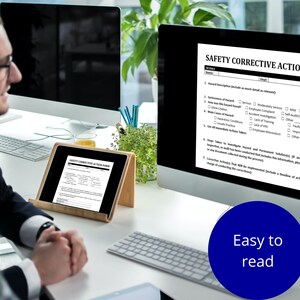 Safety Corrective Action Template: OSHA Compliance (digital Download ...