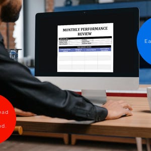 Performance Review Template Monthly | Employee Feedback, Goals ...