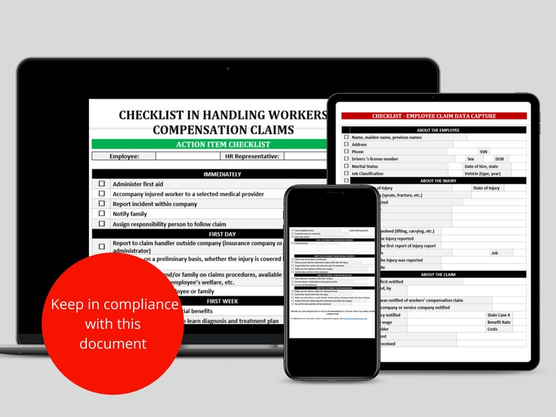 Comprehensive Workers' Comp Claims Checklist: Immediate to Ongoing ...