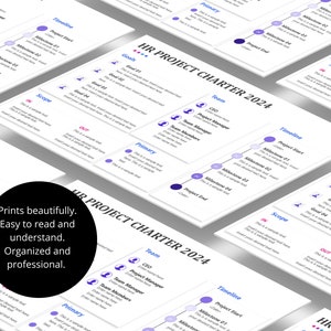 Comprehensive HR Project Charter Overview: Governance, Roadmap ...