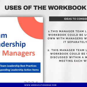 Team Leadership Workbook for Managers: HR Training (digital Download ...