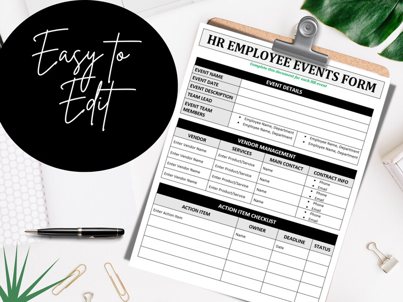 HR Event Planning Template: Employee Appreciation, Staff Celebration ...