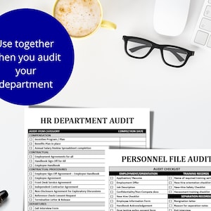 HR Audit & Personal File Audit | 2 in 1 | HR Templates | Human Resource ...