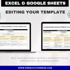 Leadership Development Plan Template: Employee Goals & Skills (word ...