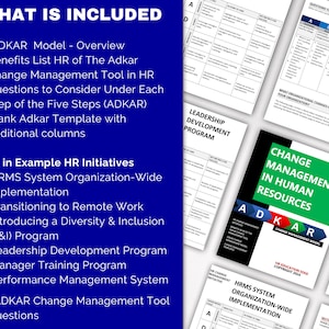 Change Management in HR: ADKAR Model Framework | HR Initiatives ...