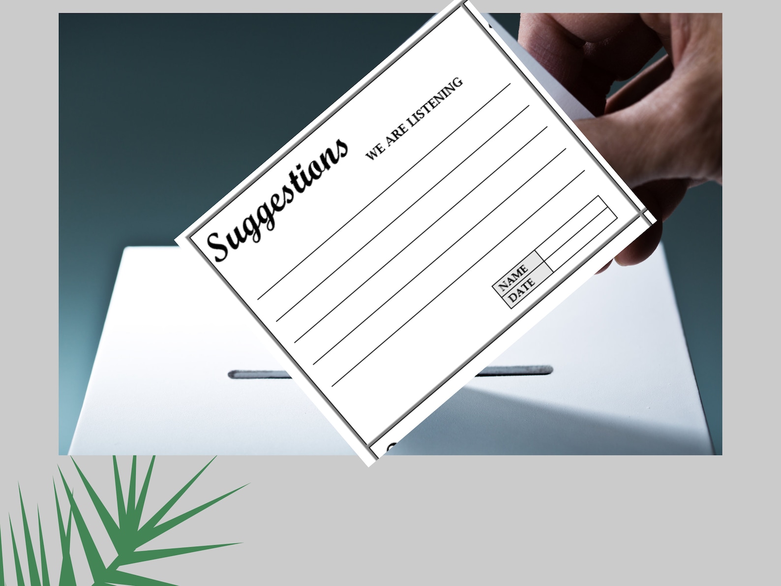 Employee Suggestion Box Sign and Cards: HR Template (digital Download ...