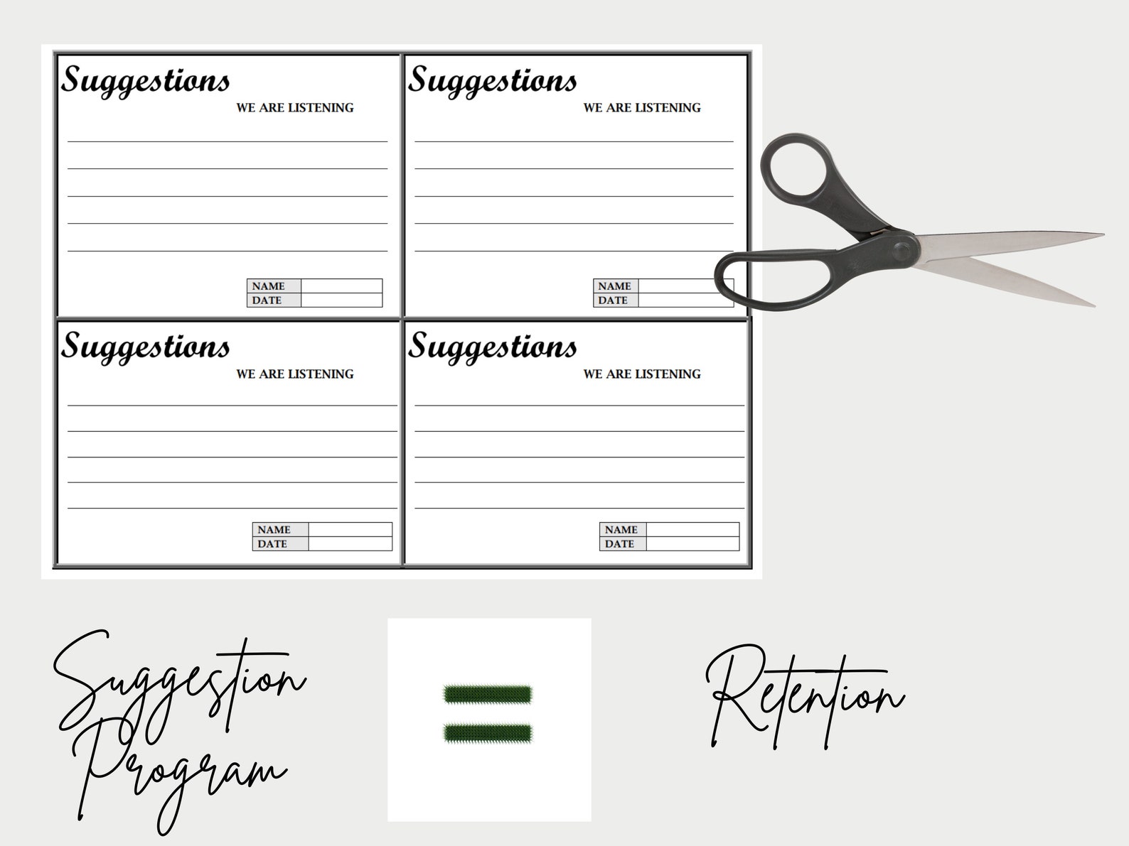 Employee Suggestion Card Feedback Suggestions Suggestions - Etsy Employee Suggestion Card Feedback Suggestions Suggestions - Etsy