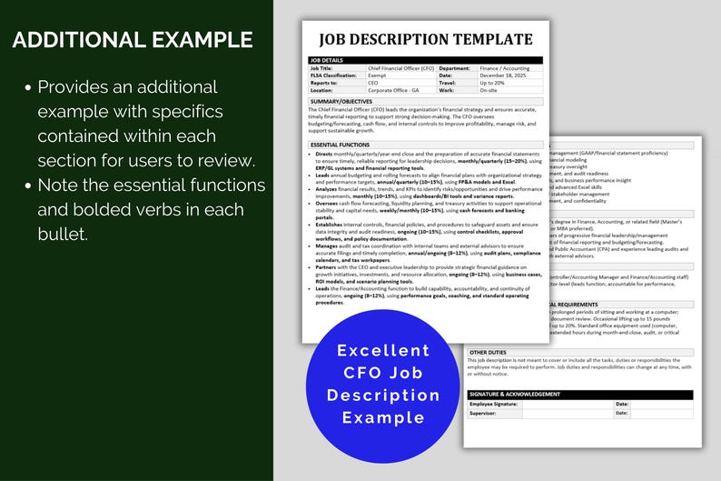 Job Description Template: Employee Onboarding HR Form (MS Word & Google ...