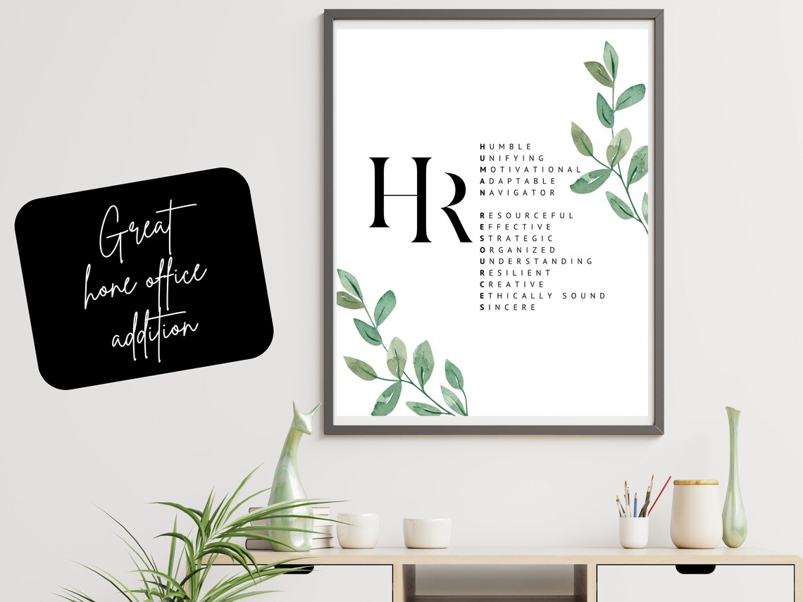 Human Resources Gift HR Gifts Office Decor Printable - Etsy