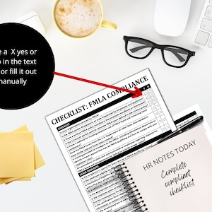 FMLA Compliance Checklist: Editable HR Template (digital Download) - Etsy