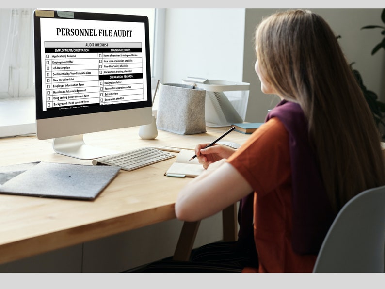 Personnel File Checklist Employee Folder Audit HR Template - Etsy Personnel File Checklist Employee Folder Audit HR Template - Etsy