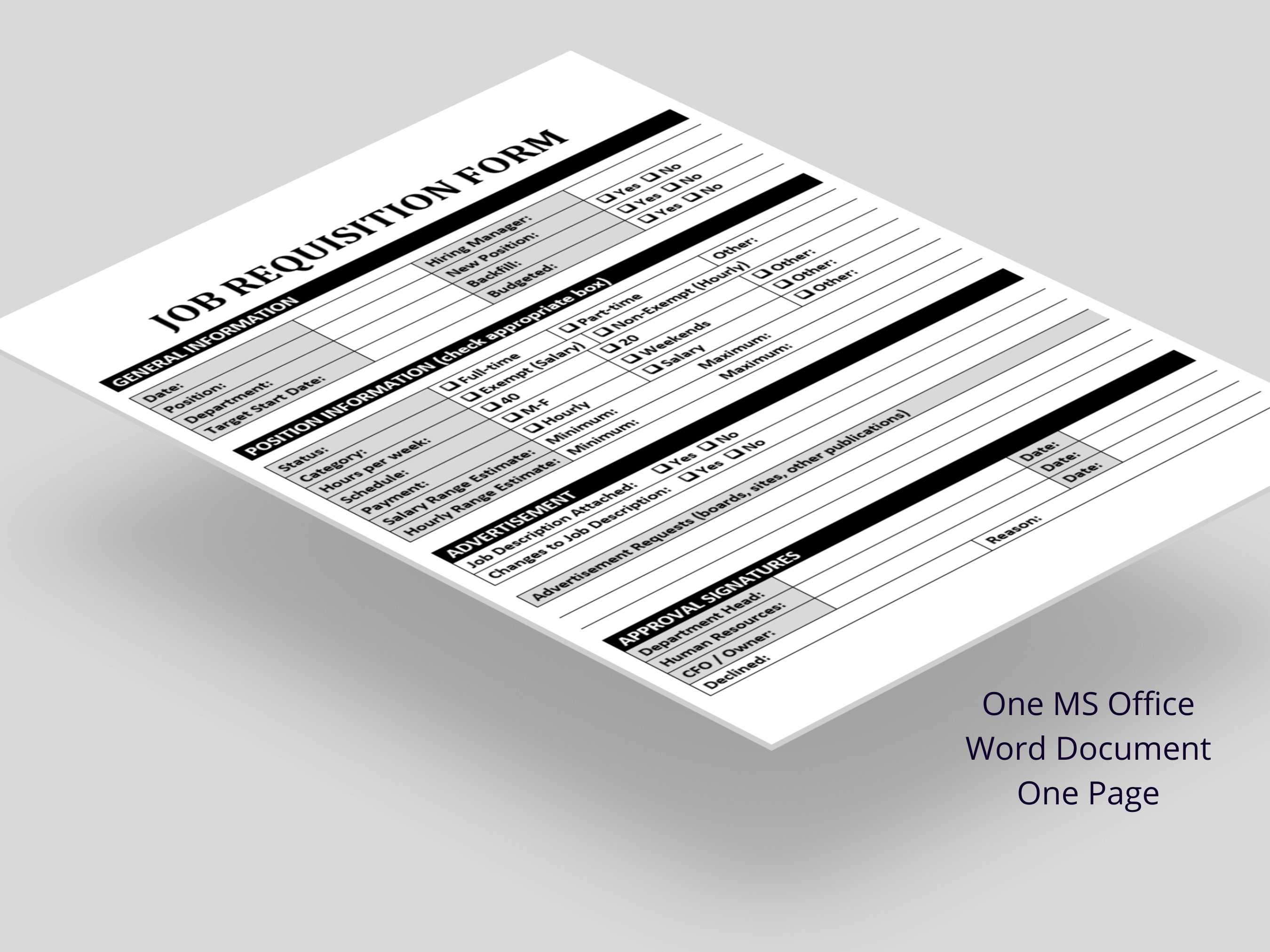 job-requisition-form-employee-position-request-form-human-etsy-canada