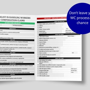 Comprehensive Workers' Comp Claims Checklist: Immediate to Ongoing ...