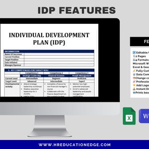 Individual Development Plan Template for Career Development, Leader ...
