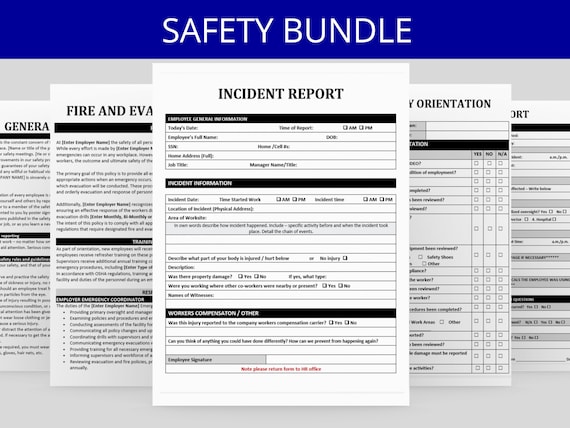 Fire Incident Report Template