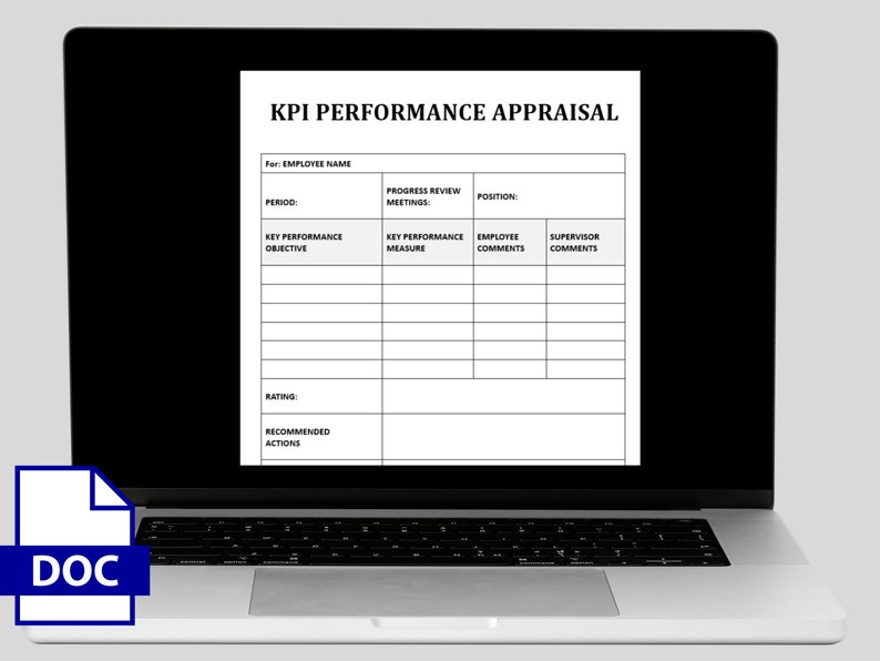 KPI Performance Appraisal: Employee Performance Periodic Objectives ...