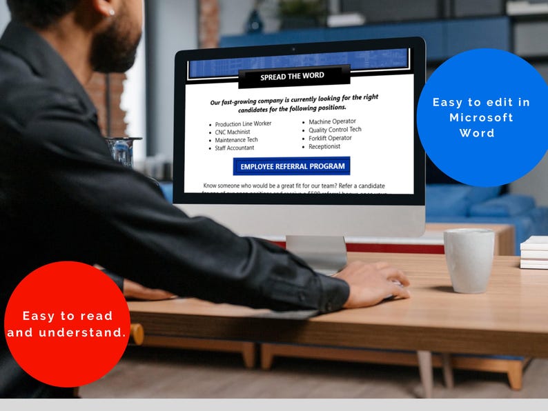 Recruiting Flyer Template: Editable HR Hiring Flyer (digital Download ...