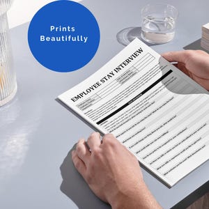 Stay Interview Template: Employee Retention HR Guide (digital Download ...