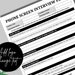 Phone Interview Questions Template: HR Interviewer Script (MS Word) - Etsy