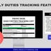 Front Desk Reception Checklist: Daily Duties Template (digital Download ...