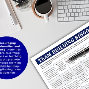Team Building Bingo: Employee Engagement HR Template (digital Download ...