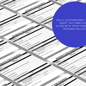 Employee Training Request Template: HR Professional Development ...