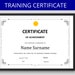 Employee Training Certificate MS Editable Word HR Template Certificate ...