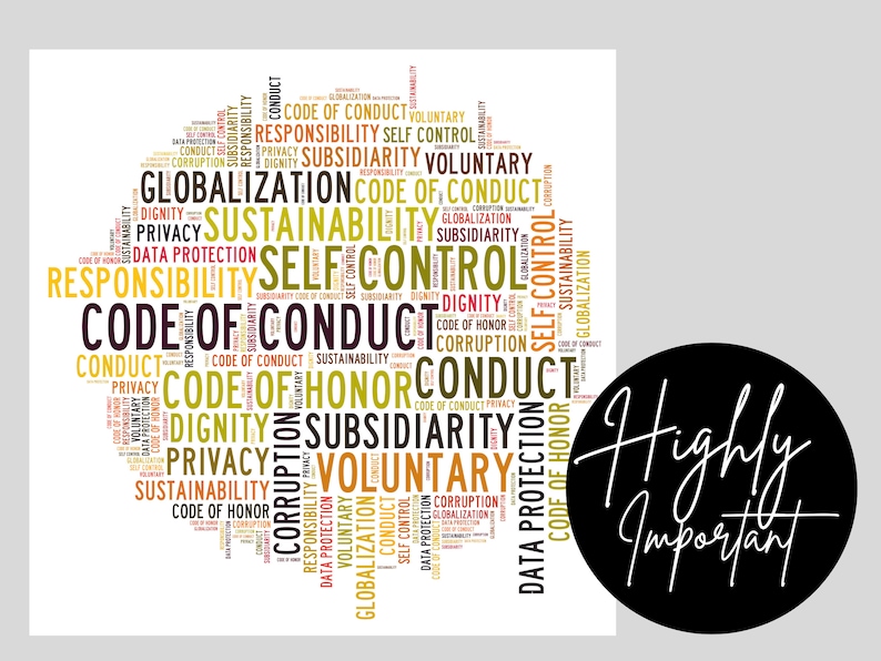 Employee Code of Conduct Policy HR Business Procedures - Etsy