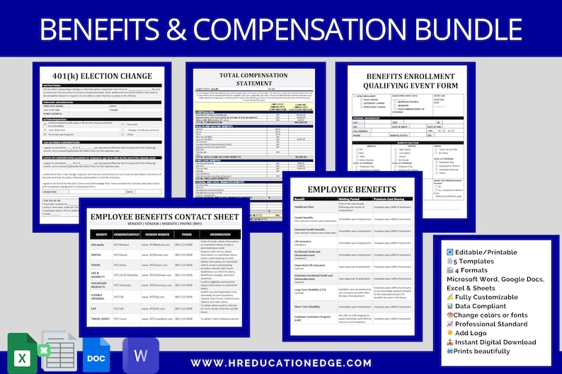 Employee Benefits & Compensation: Total Compensation Statement ...