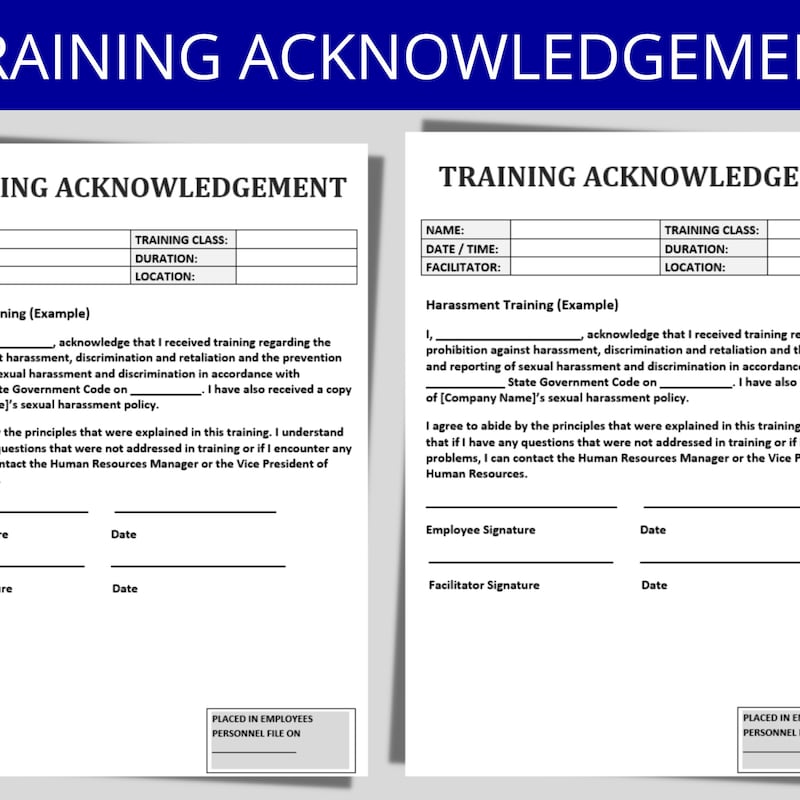 Acknowledgement Form - Etsy