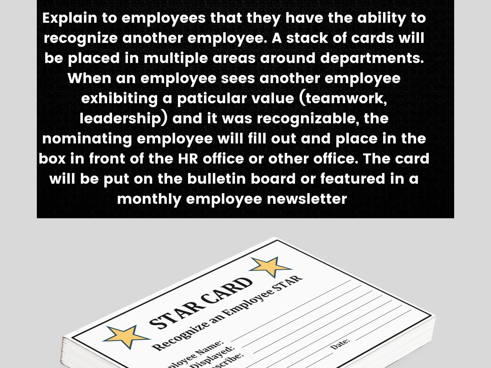 Shout Out Card Shout Out Forms for Staff Employee Engagement ...