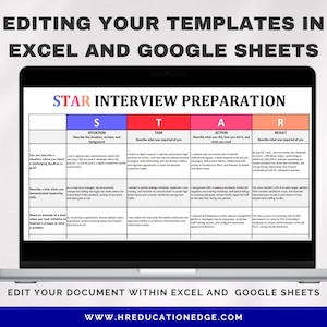 STAR Method Interview Worksheet: Job Interview Prep (digital Download ...