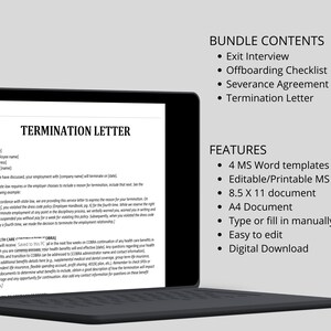 Editable Employee Offboarding Forms: HR Templates, Exit Interview - Etsy