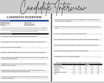 Interview Rubric - Etsy