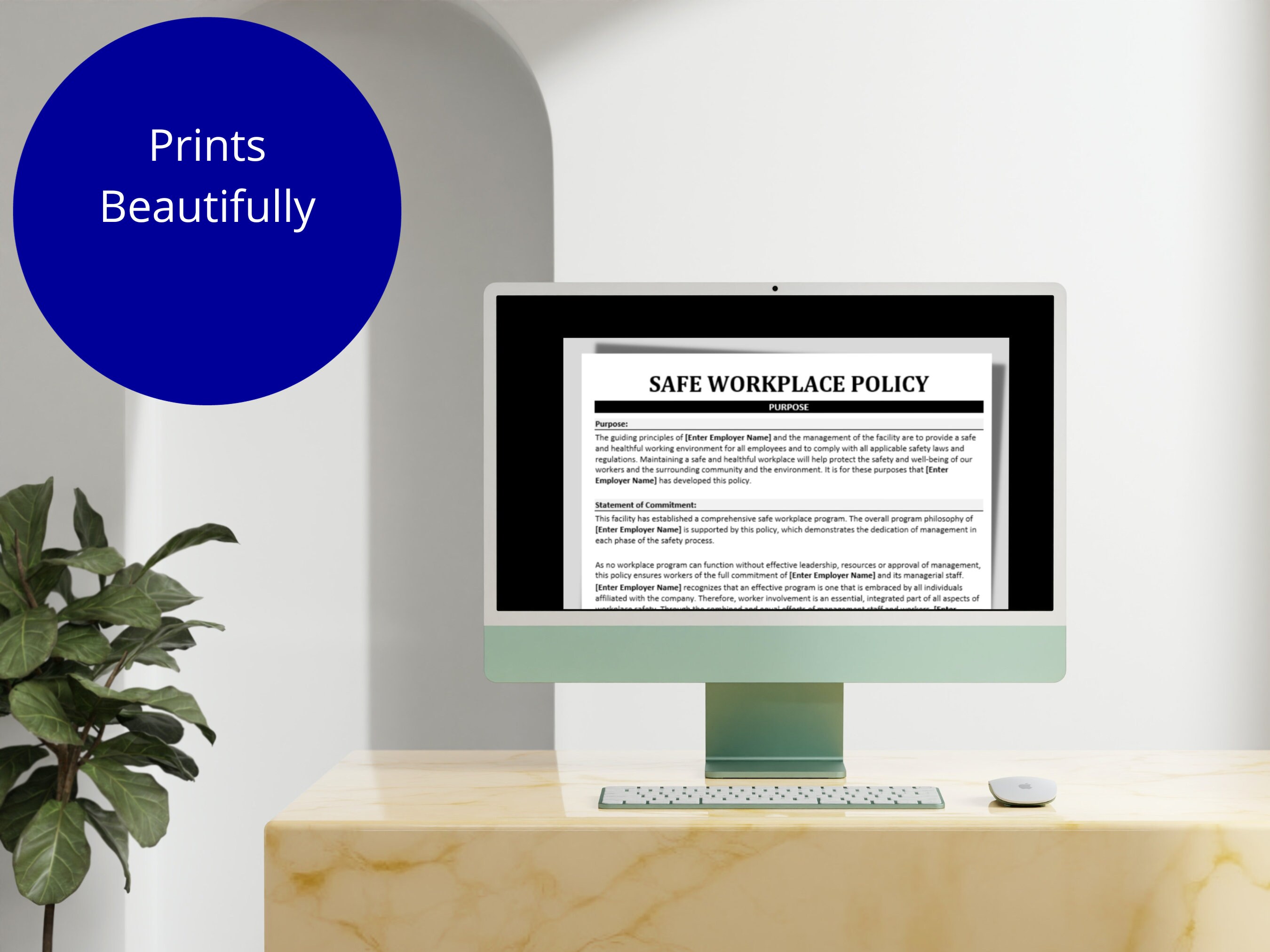 OSHA Compliance: Safe Workplace Policy Template (digital Download) - Etsy