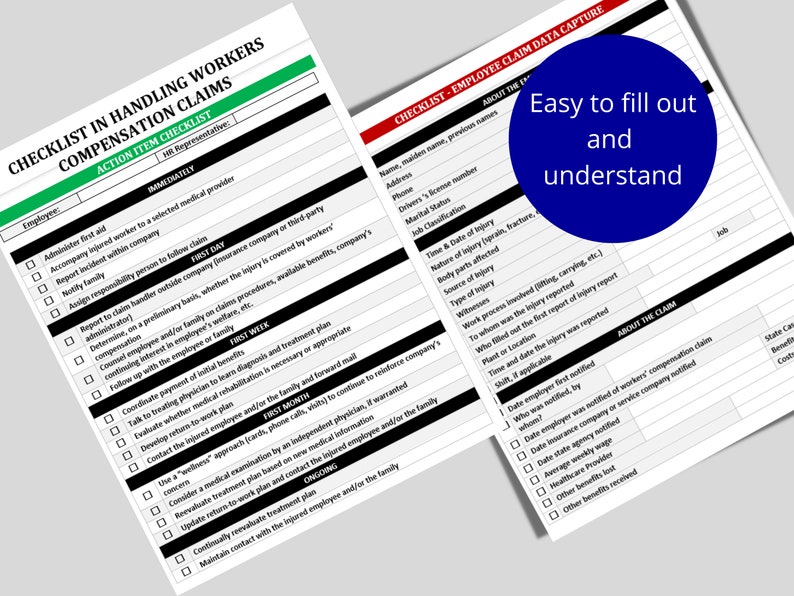 Comprehensive Workers' Comp Claims Checklist: Immediate to Ongoing ... Comprehensive Workers' Comp Claims Checklist: Immediate to Ongoing ...