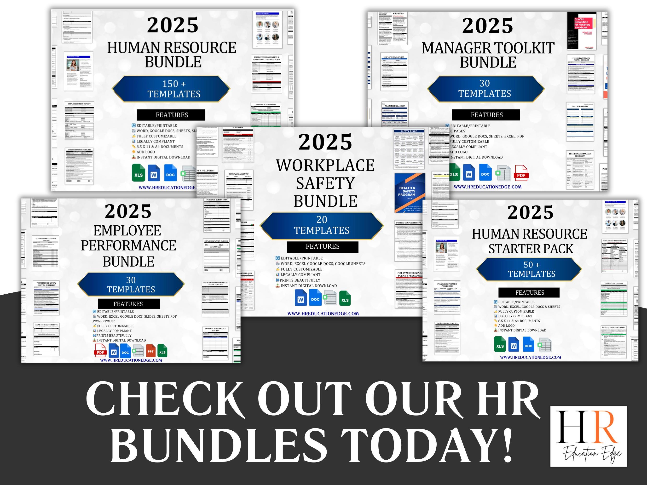 2026 Employee Time off Calendar: HR Leave Planner (digital Download ...