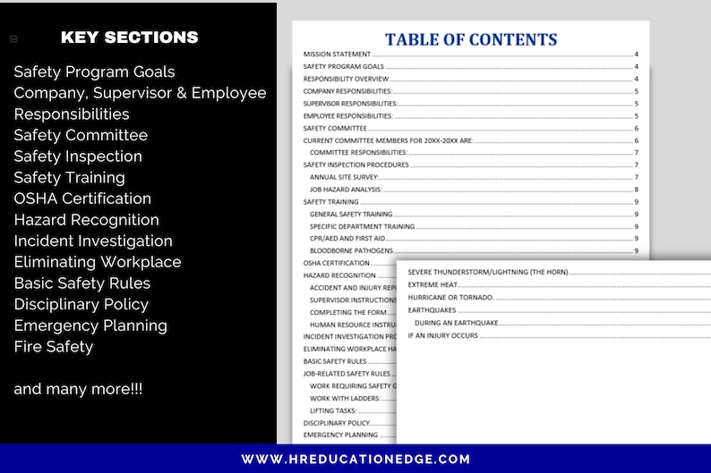 Workplace Safety Program: Employee Incident Reporting, OSHA Compliant ...