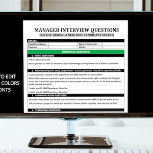 Manager Interview Questions Candidate Interviewing Questioning ...