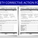 Safety Corrective Action Template: OSHA Compliance (digital Download ...